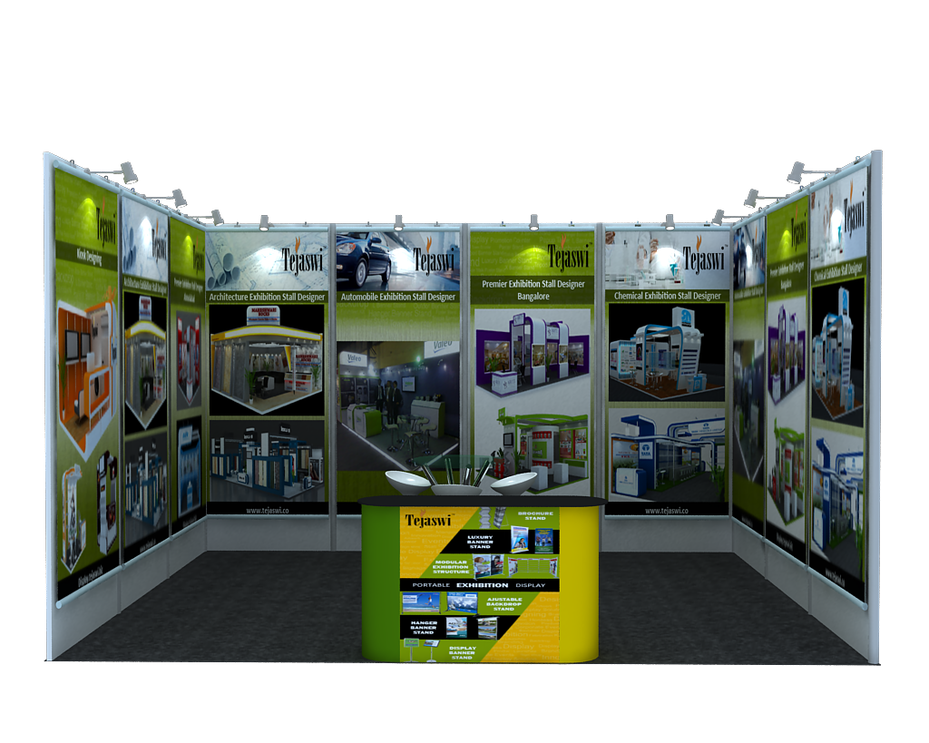 Shell Scheme Hanger Banner Portable Exhibition Kit Combo